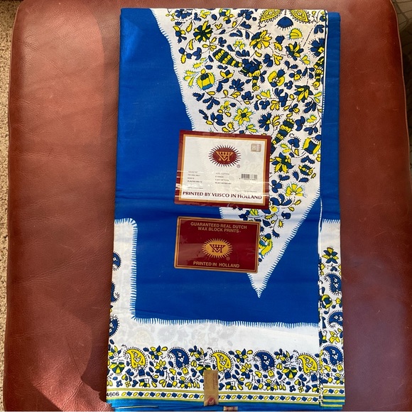 Vlisco | Accents | Dutch Wax Block Prints Made In Holland New Sealed 6 ...